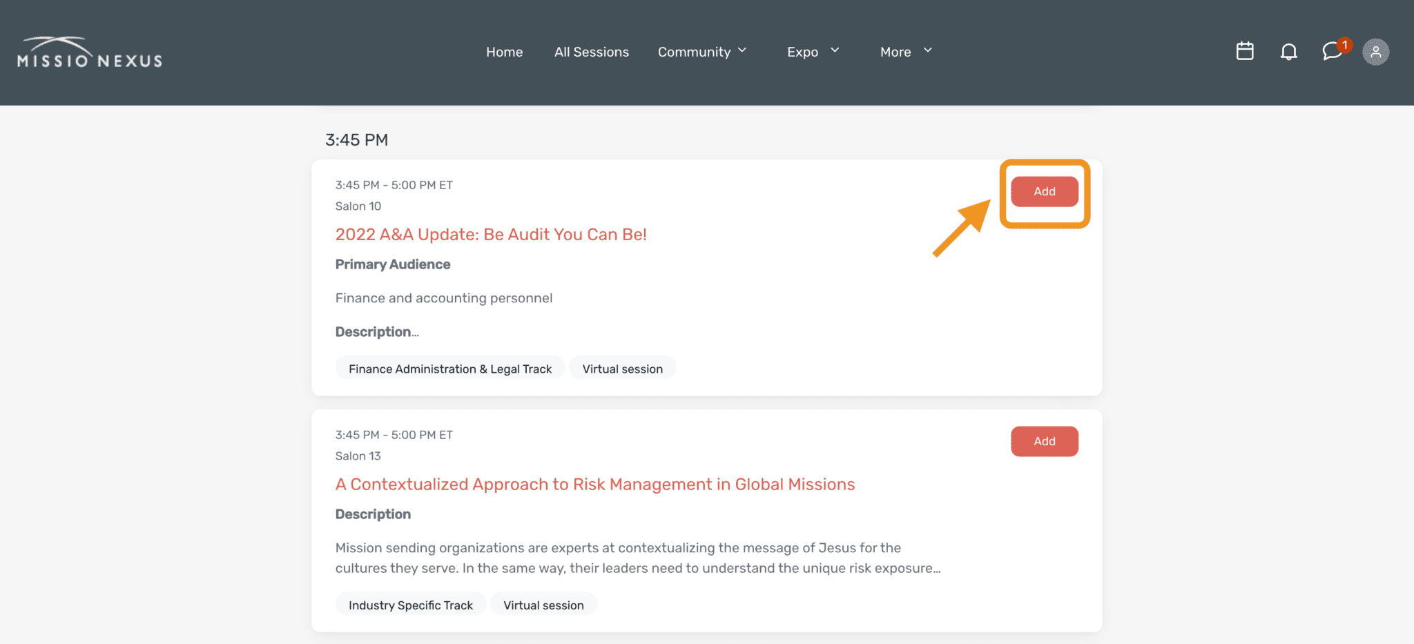 Attendee Website Info and FAQs - Missio Nexus