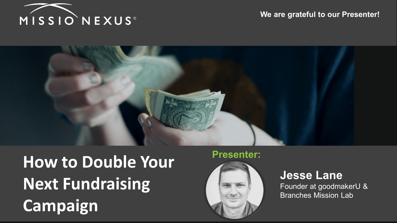 Webinar: How to Double Your Next Fundraising Campaign - Missio Nexus