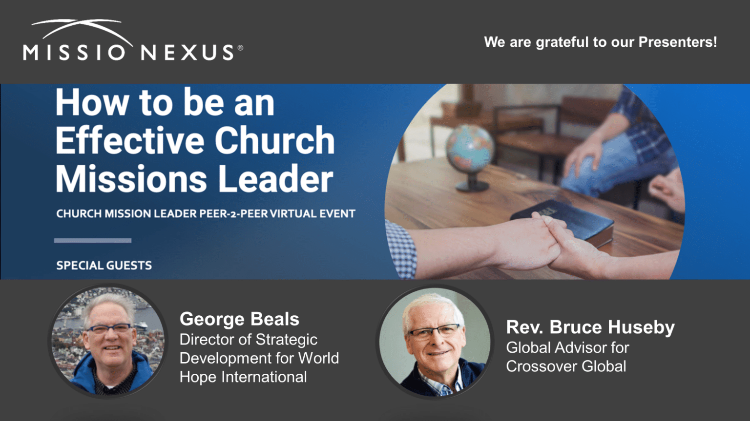 Webinar: How to be an Effective Church Missions Leader - Missio Nexus